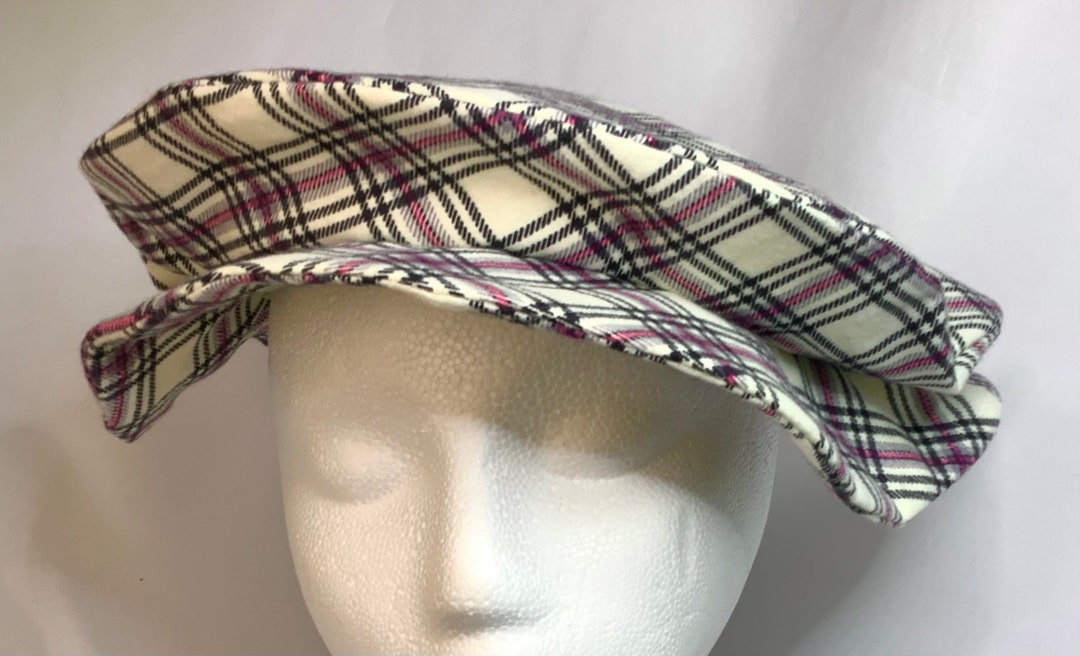 Plaid Flannel Renaissance Tudor Flat Cap - Etsy