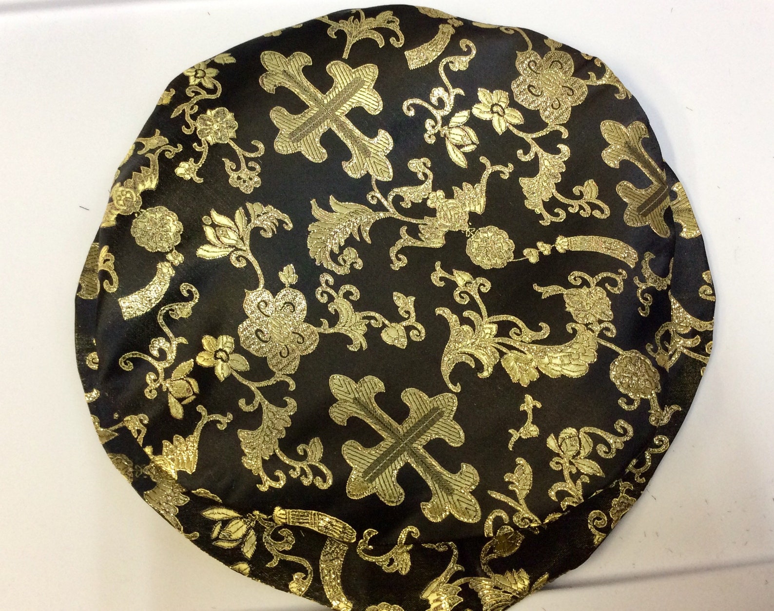 Black & Gold Renaissance Hat Tudor Flat Cap - Etsy