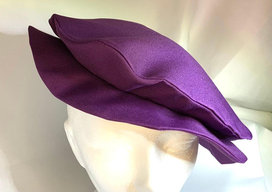 Royal Purple Renaissance Tudor Flat Cap - Etsy