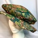 Paisley Black & Tan Tapestry Renaissance Flat Cap - Etsy