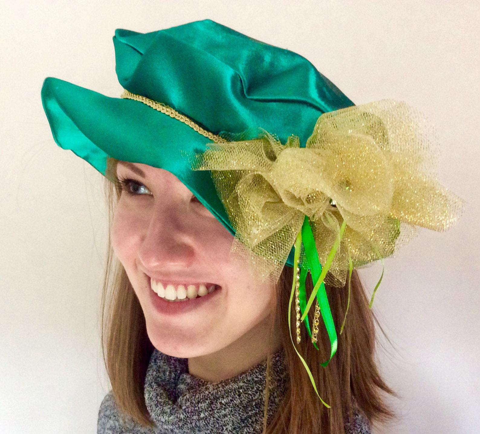 The Emerald Isle St. Patrick's Day Renaissance Flat Cap SMALL - Etsy