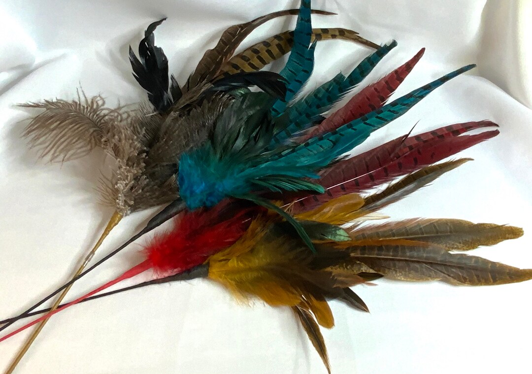 ADD-ON Upstyle Your Hat Fancy Feather Clusters - Etsy