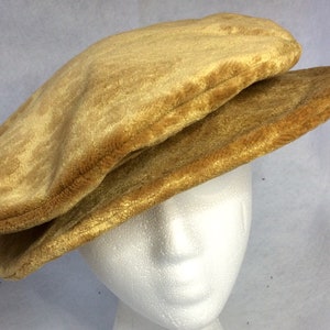 Golden Glowing Renaissance Hat Tudor Flat Cap - Etsy