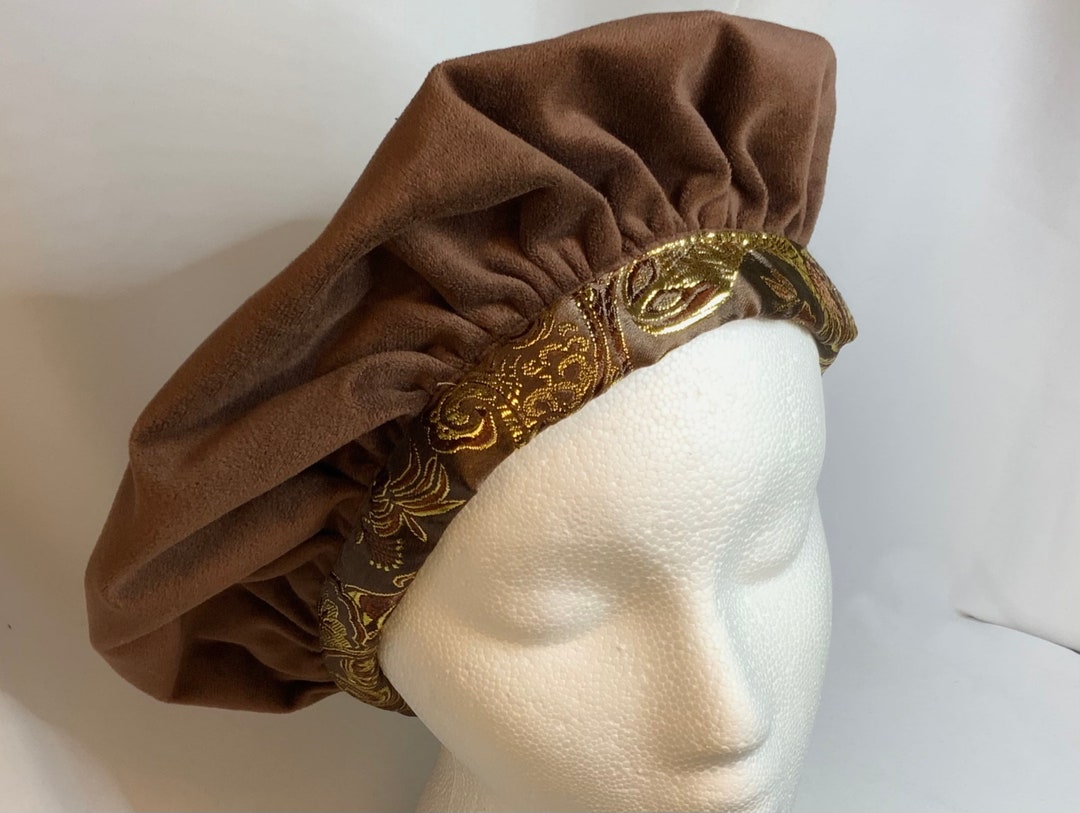 Brown Velveteen Renaissance Muffin Hat, SMALL - Etsy