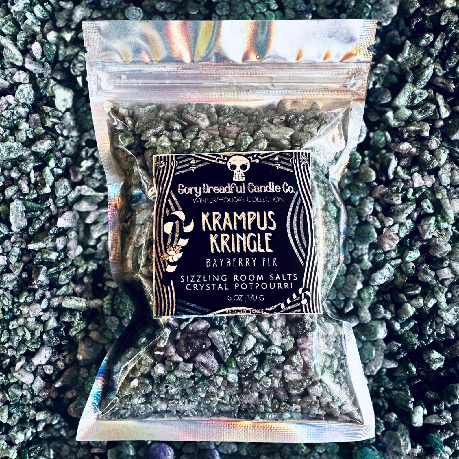 Krampus Kringle Sizzling Room Salt Crystal Potpourri: Bayberry Fir ...