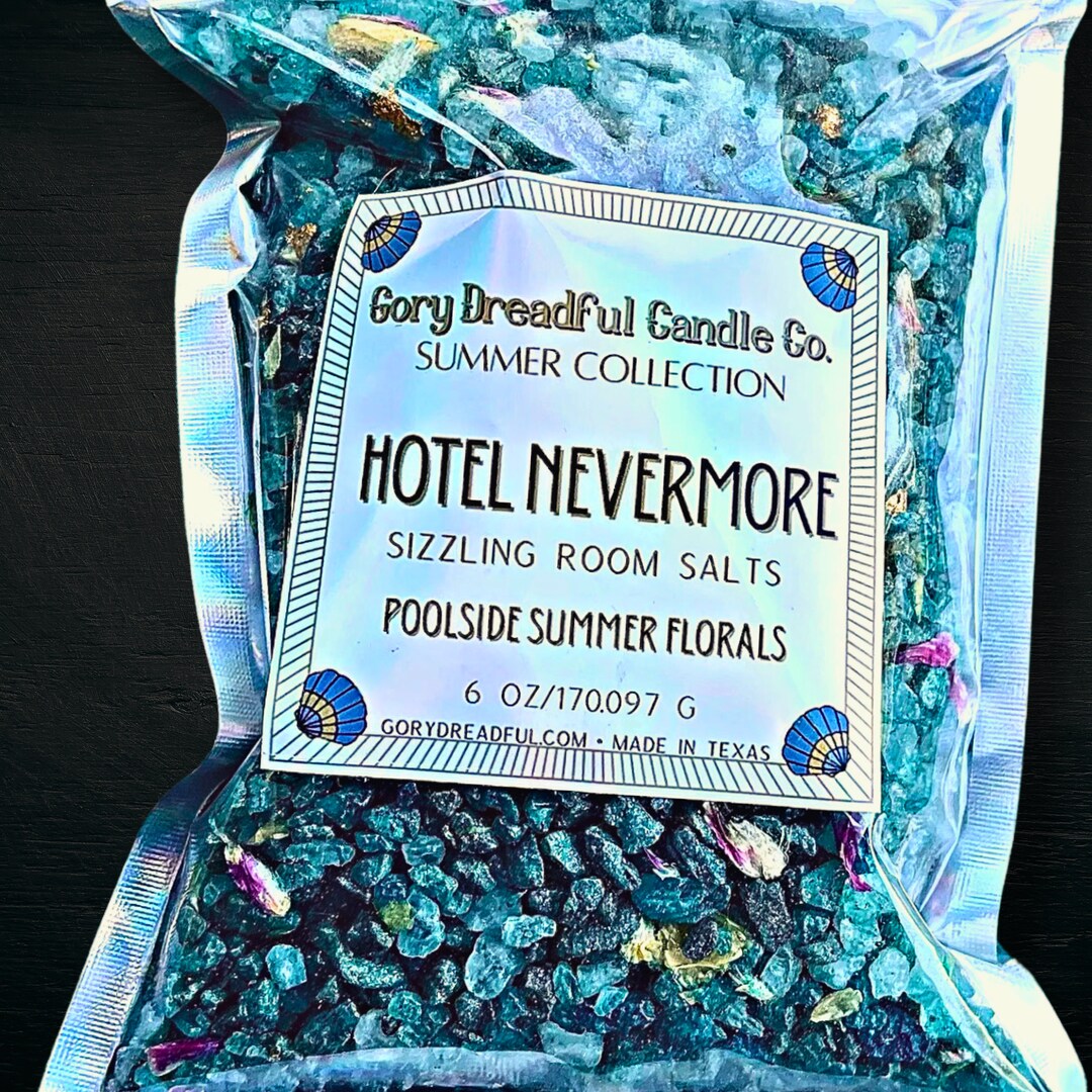 Hotel Nevermore Sizzling Room Salt Crystal Potpourri - Poolside Summer ...