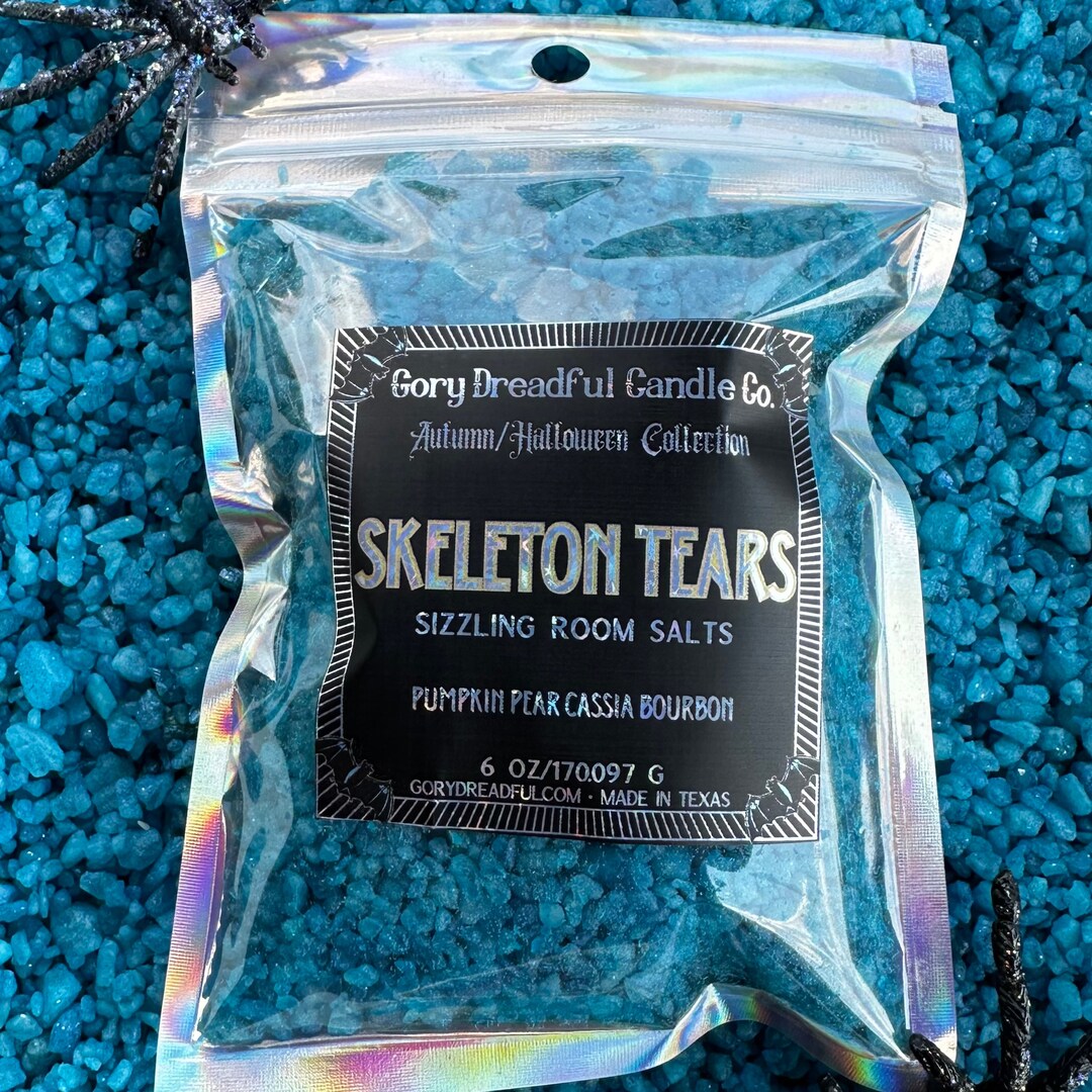 Skeleton Tears Sizzling Room Salt Crystal Potpourri: Pumpkin Pear ...