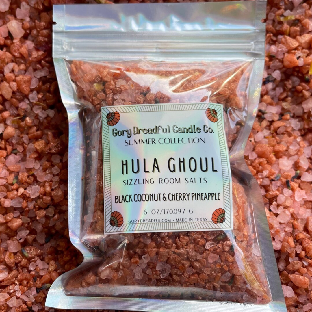 Hula Ghoul Pineapple Sizzling Room Salt Crystal Potpourri black Coconut ...