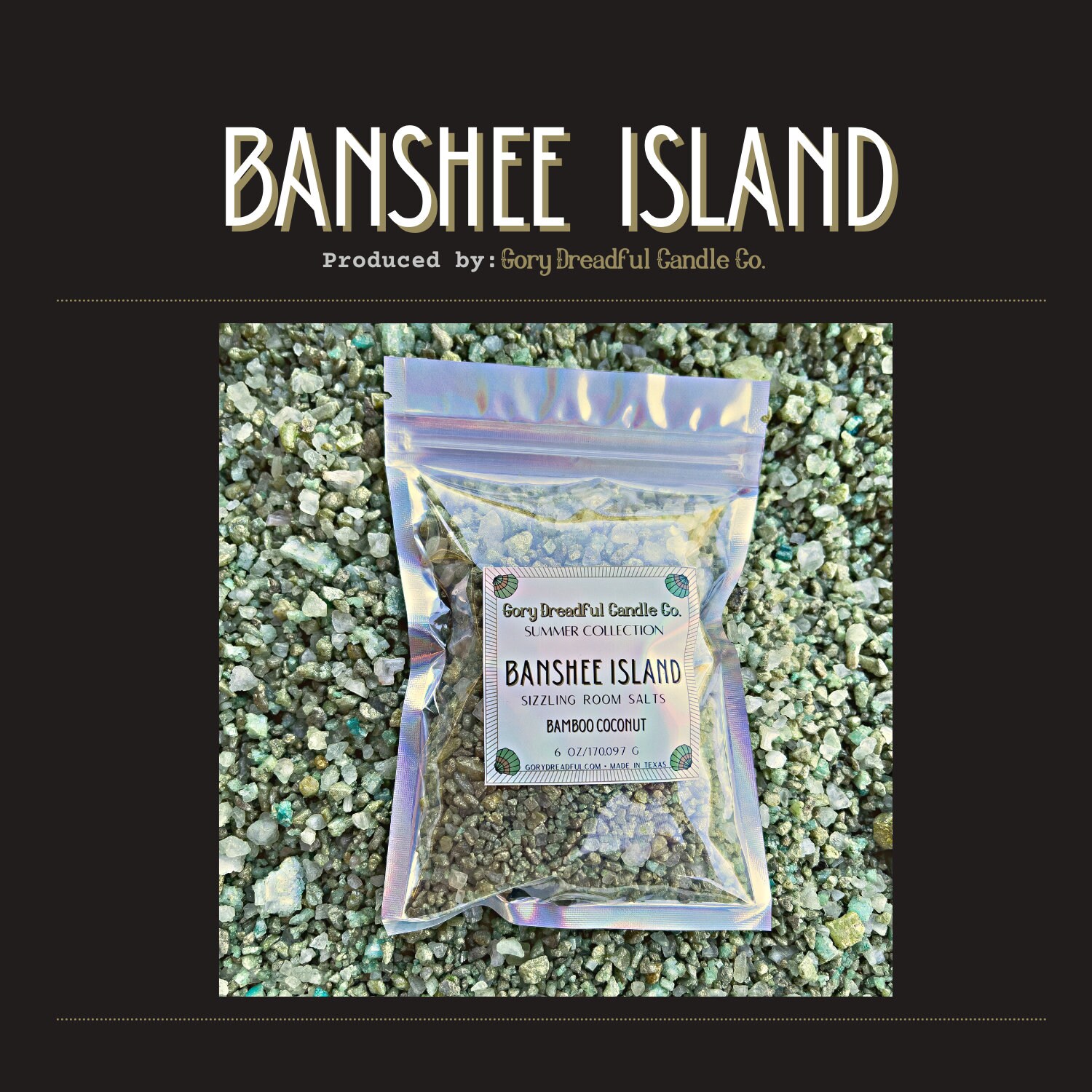 Banshee Island Sizzling Room Salt Crystal Potpourri Wax - Etsy