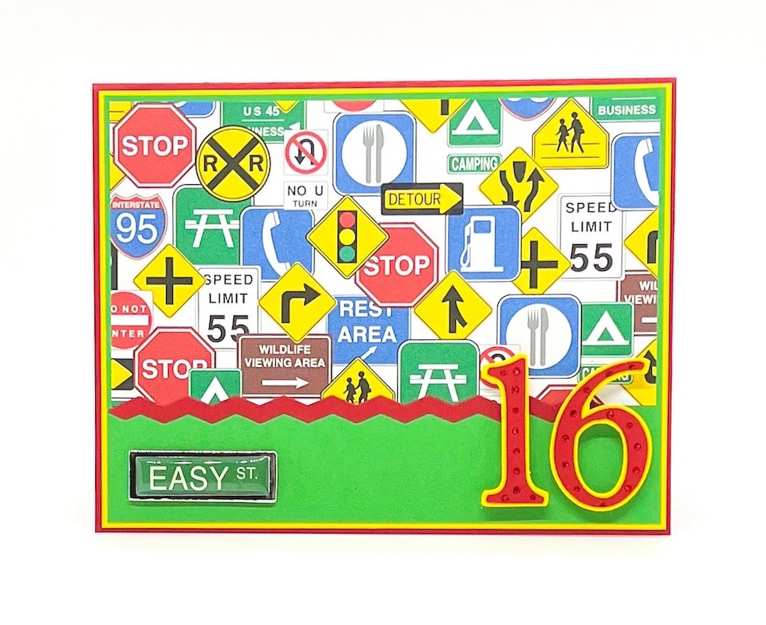 Sixteenth Birthday Card, 16th Birthday Card, Boys 16th Birthday, Sweet ...