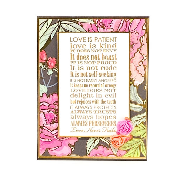 Love is Patient Poem - Etsy