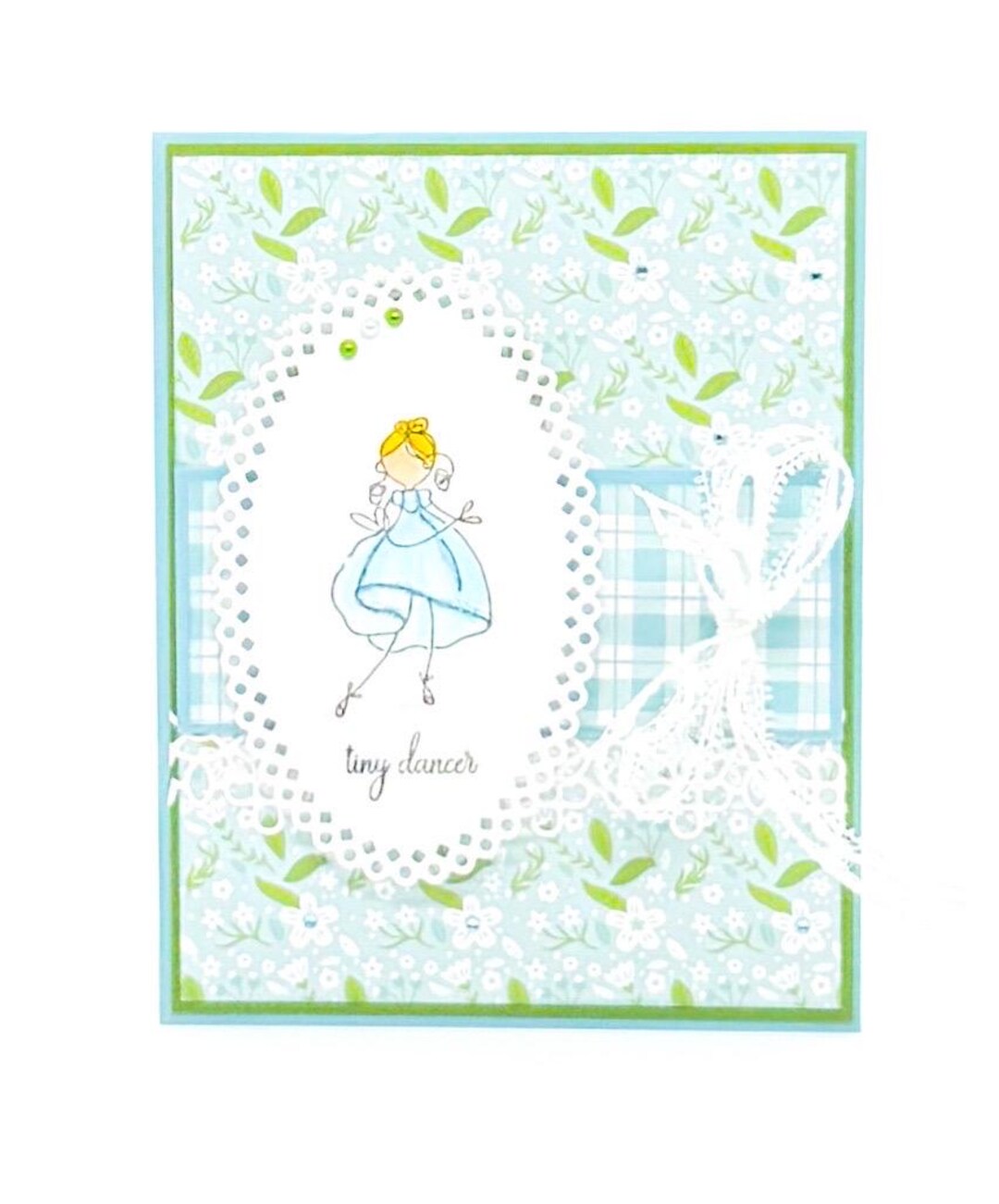 Stick Figure, Ballerina, Tiny Dancer, Ballet Card, Whimsical Dancer ...