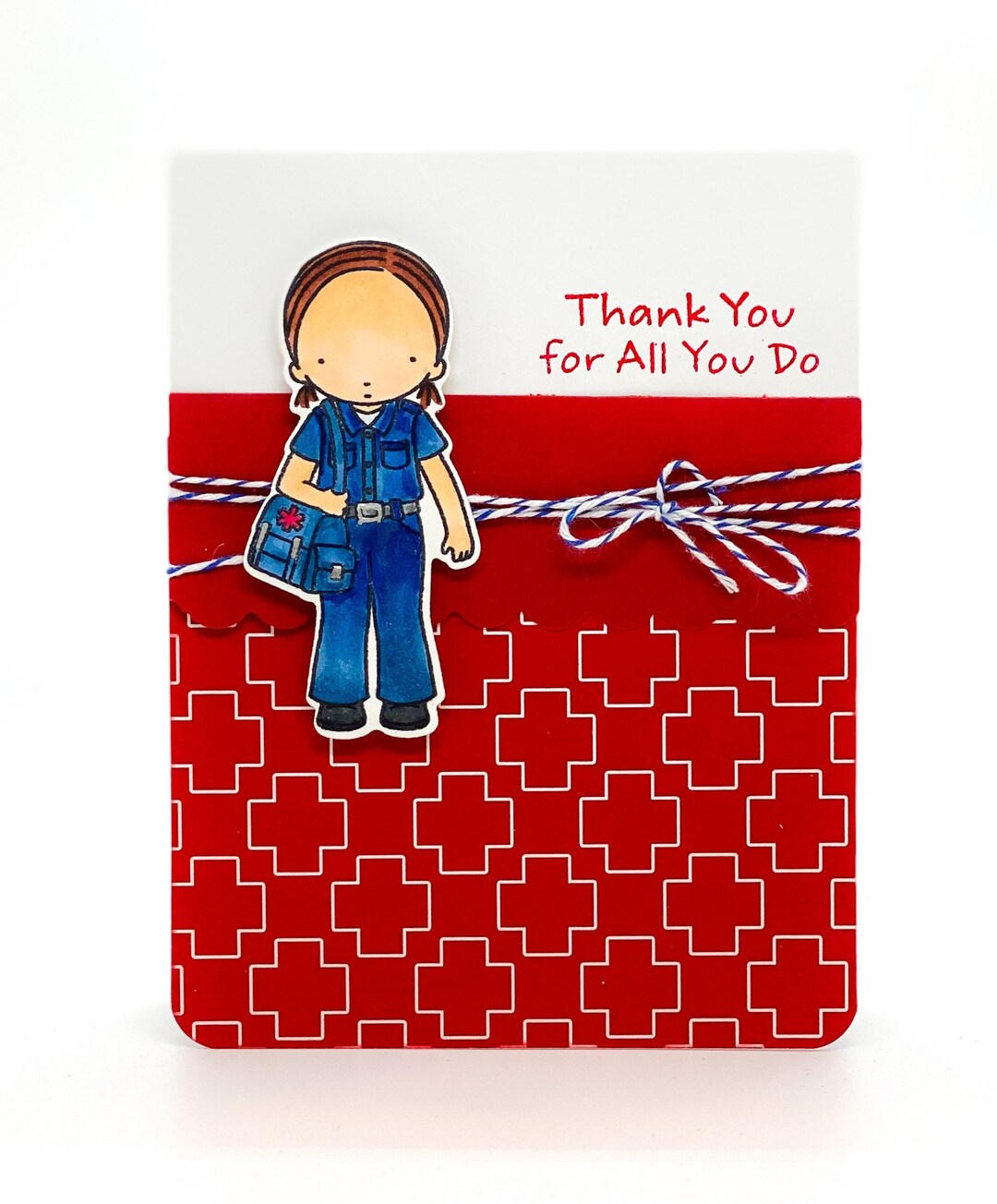 Paramedic Card, EMT Card, EMT Retirement, Thank You Card, Medical ...