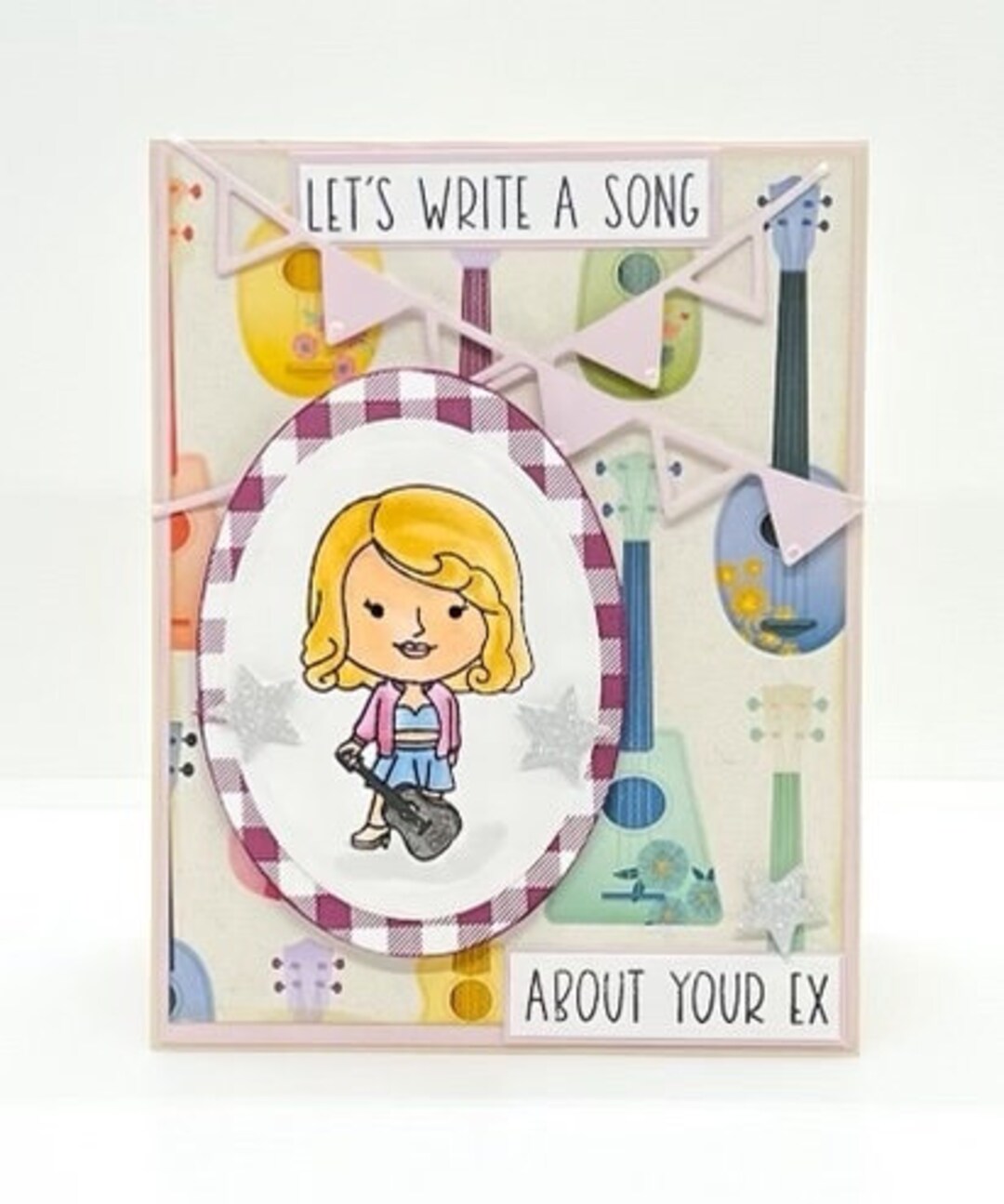 Break up Card, Divorce Card, Handmade Card, Music Card, Concert Card ...