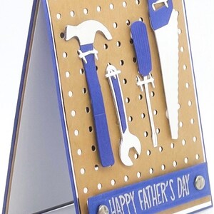 Fathers Day Card, Tools, Grandpa, Uncle, Dad, Tool Bench, Carpenter ...