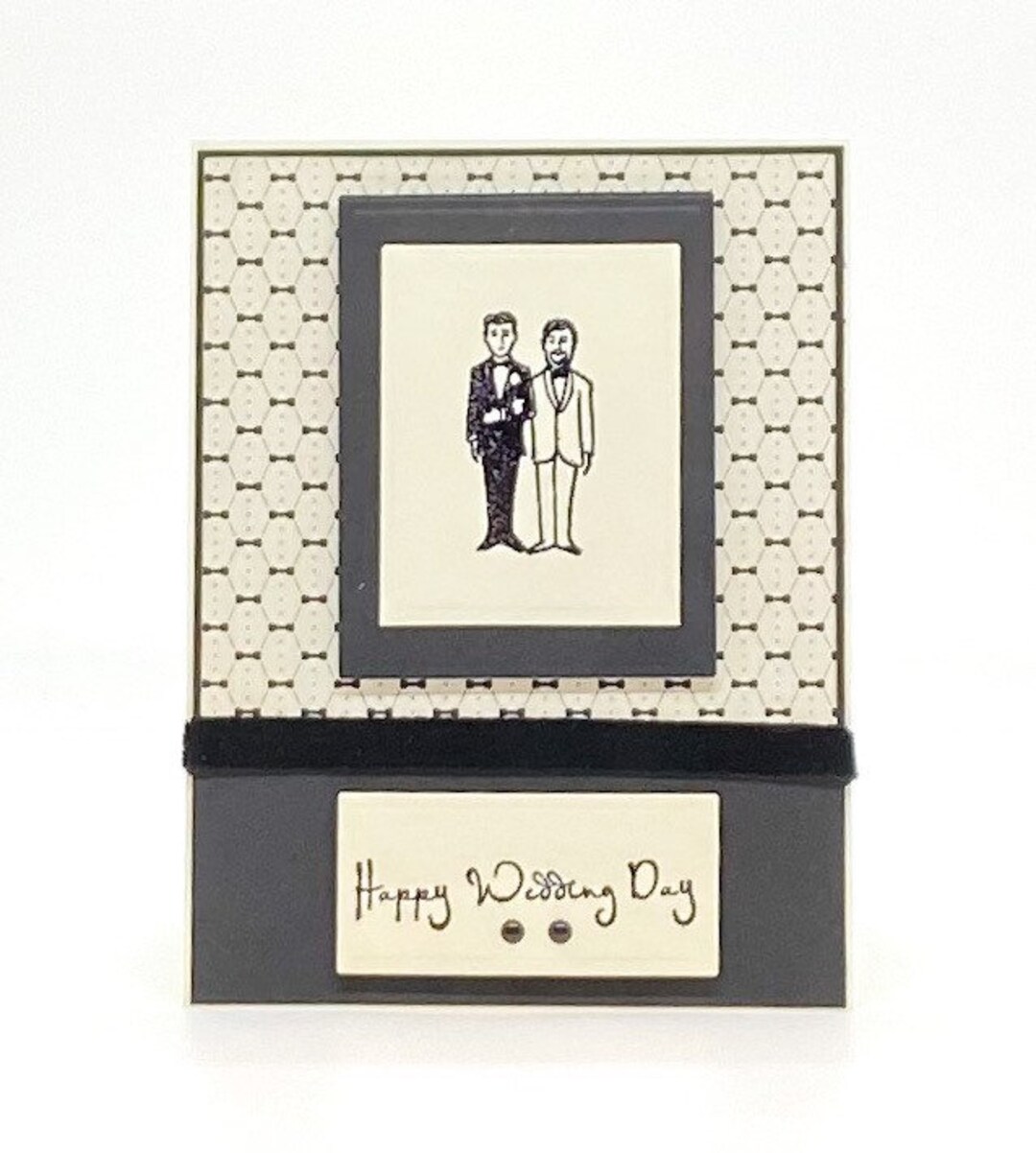 Gay Wedding Card, LGBT Wedding, Mens Wedding Card, Grooms, LGBT ...
