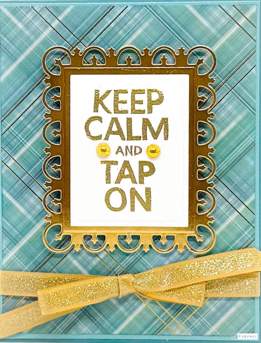 Tap Dance Card, Dancer Card, Happy Feet, Dance Gift, Dance, Tap, Keep ...