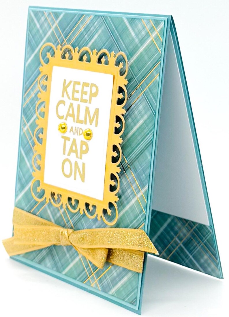 Tap Dance Card, Dancer Card, Happy Feet, Dance Gift, Dance, Tap, Keep ...