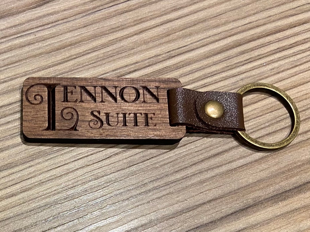 Personalised Wooden Key Fob for Hotel B&B Guesthouse Personalized Key ...