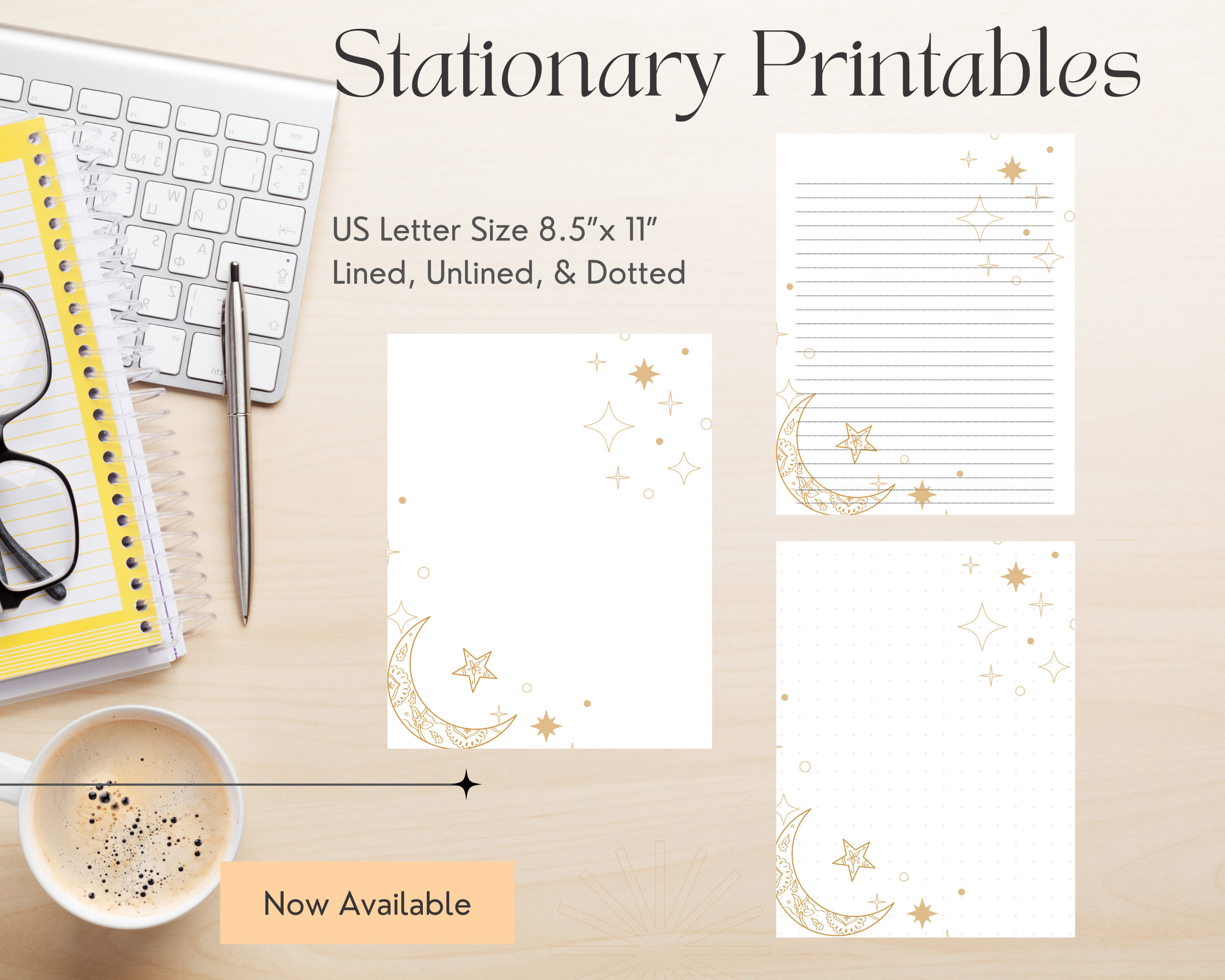 Stationary Printable Printable Stationary Set Printable Writing Paper ...