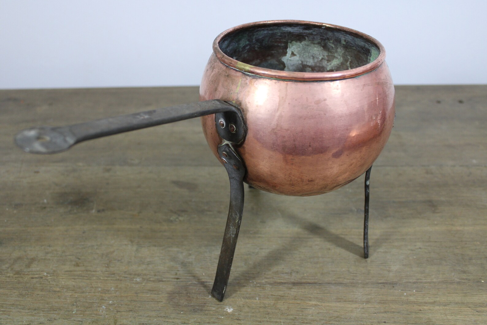 Antique French Copper Glue Bain Marie Double Boiler Pan - Etsy