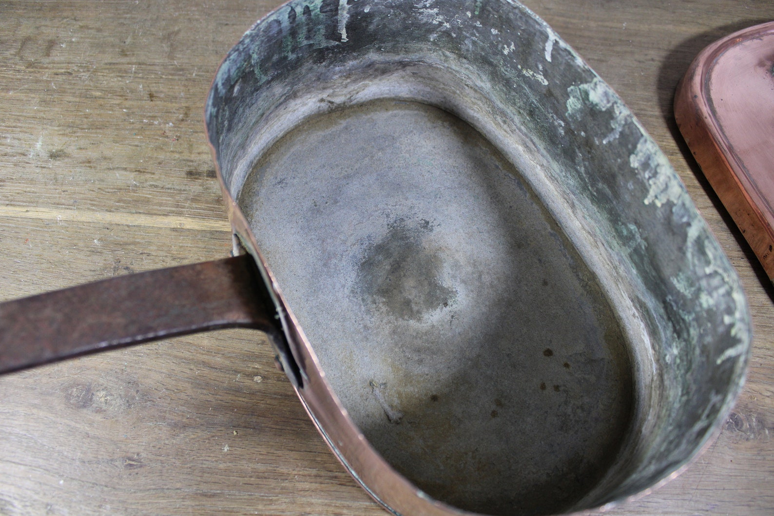 Antique French Copper Braising Pan Daubiere Stew Stock - Etsy