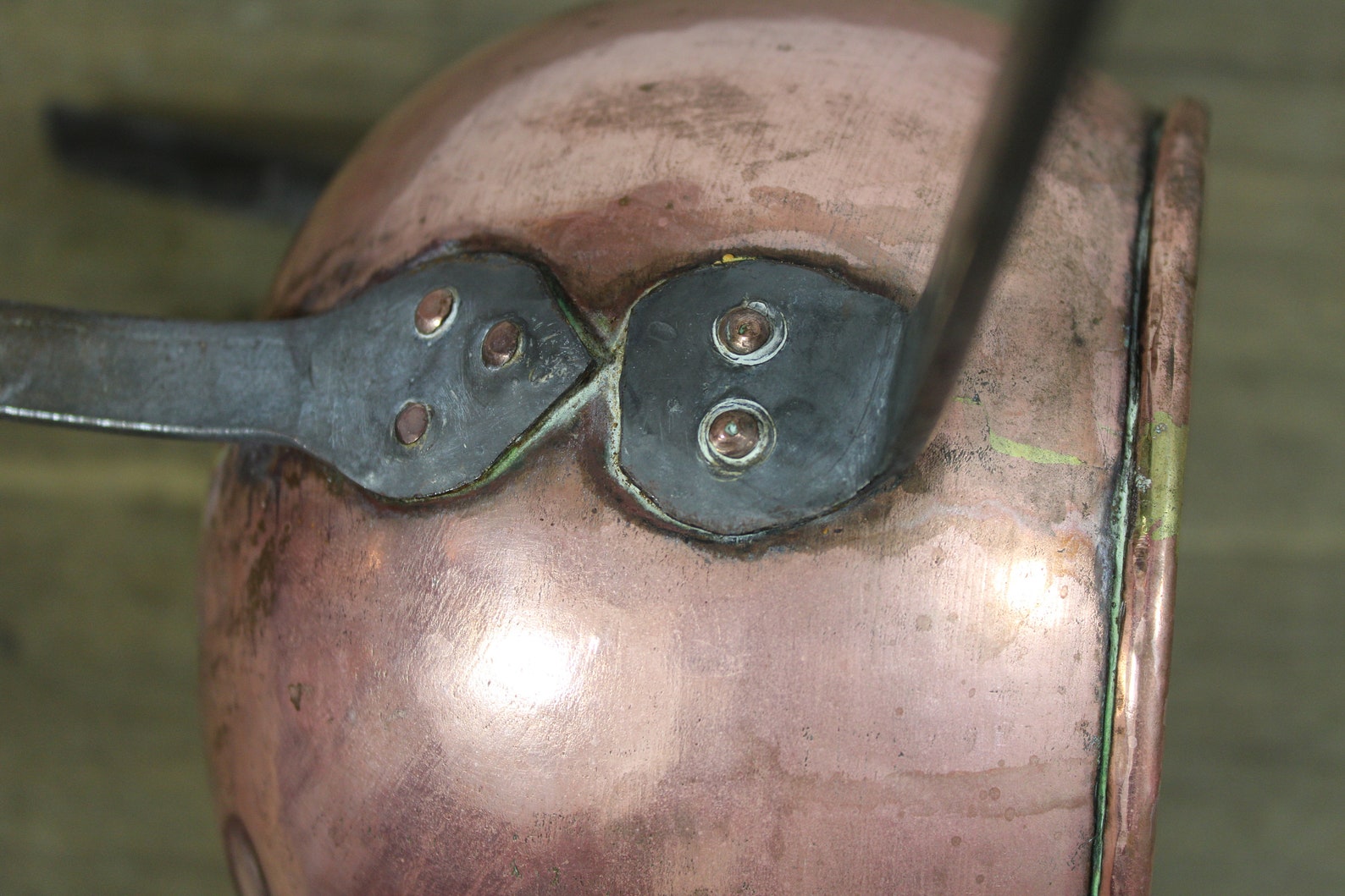 Antique French Copper Glue Bain Marie Double Boiler Pan | Etsy