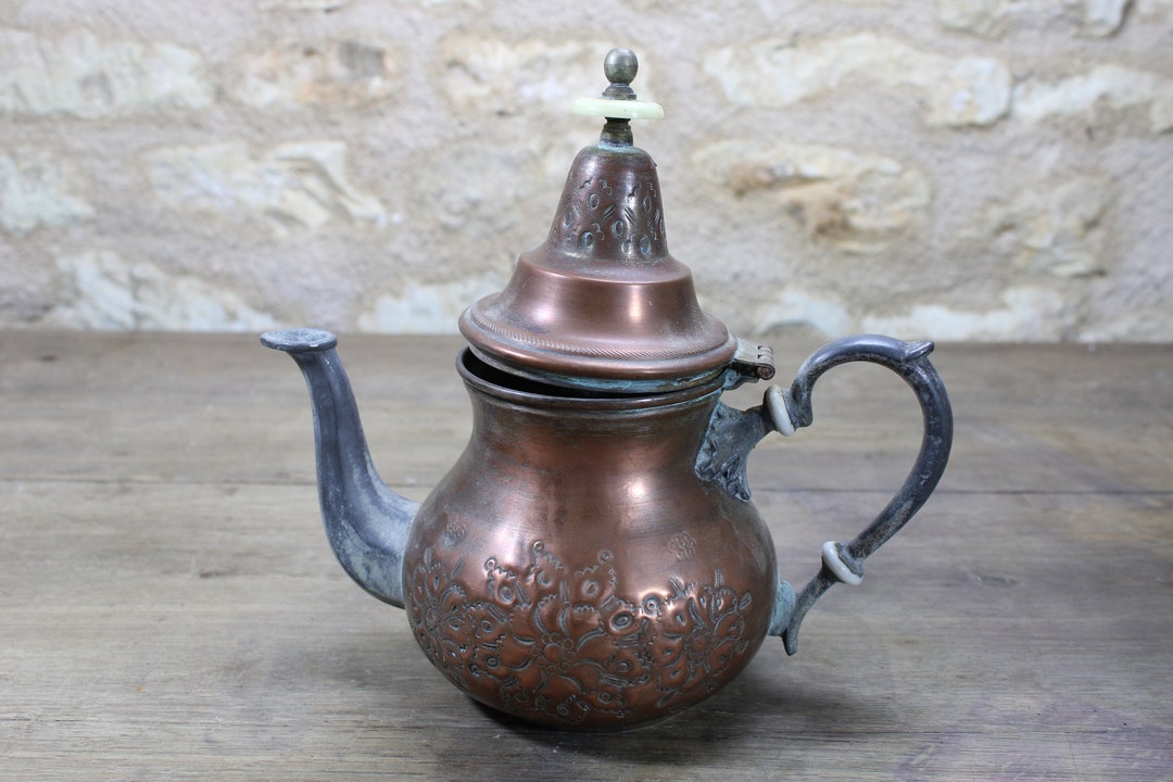 Vintage Copper Kettle Teapot - Etsy