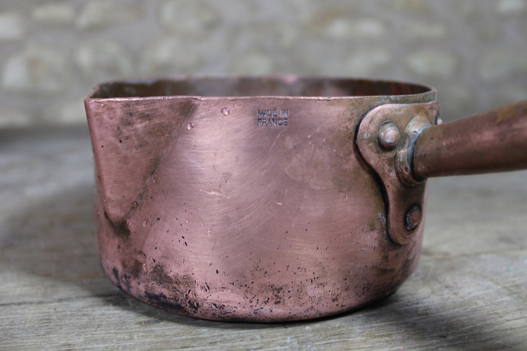 Solid Copper Pouring Sugar Spout Pan Pot Cookware - Etsy