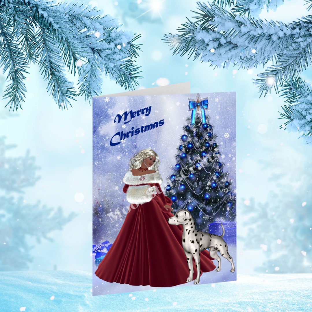 Printable Merry Christmas Card Instant Download Holiday Card - Etsy