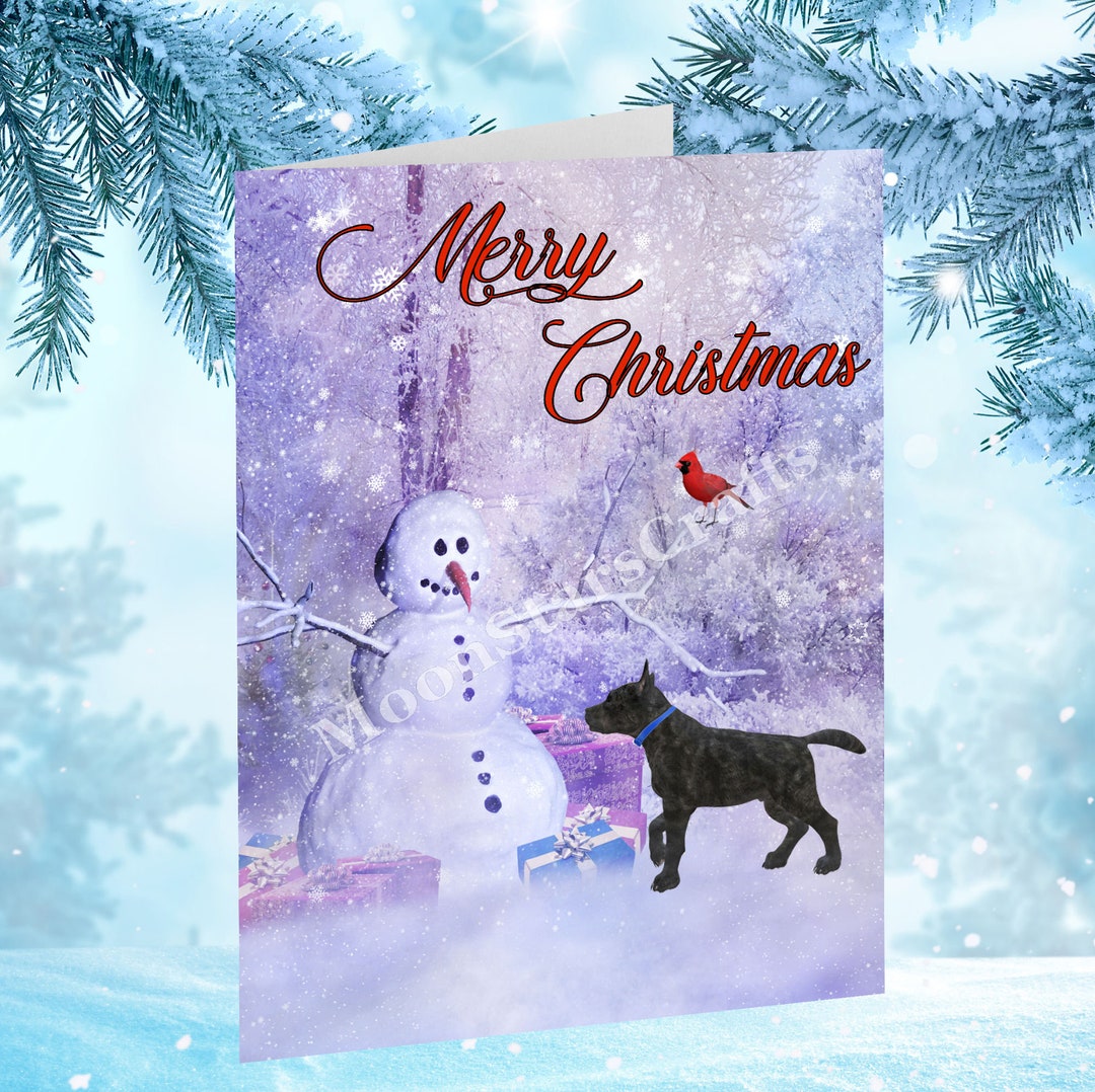 Printable Merry Christmas Card Instant Download Holiday Card - Etsy