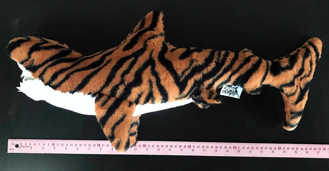 Tiger Shark Plush Stuffed Animal - Etsy