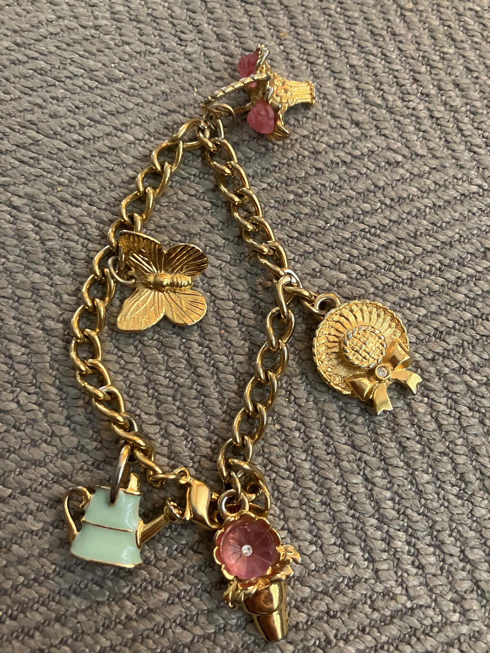 Two (2) Vintage Little Girls Charm Bracelets - Etsy