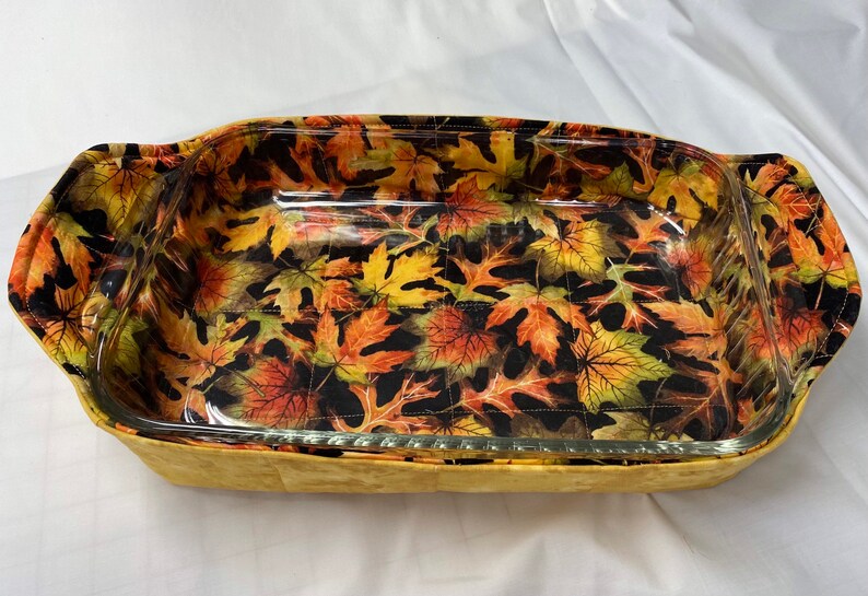 Fall Leaves Casserole Cozy, 9x13 Baking Dish Cover - Etsy