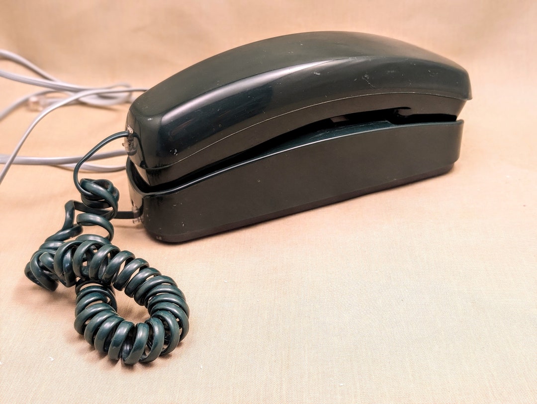 Vintage CONAIR TRIMLINE Style PHONE in Hunter Green - Etsy