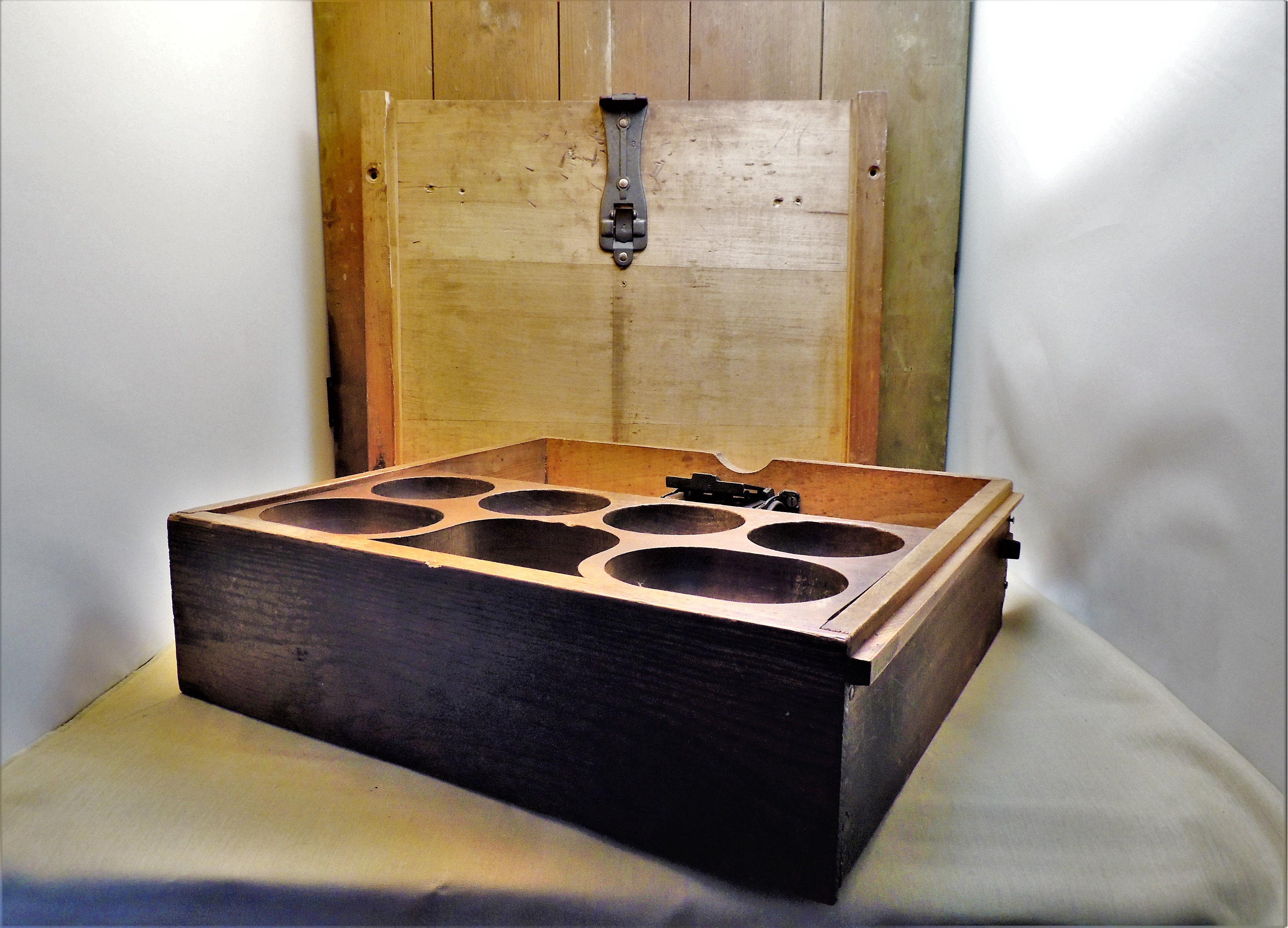 Antique TUCKERS LOCK Alarm TILL No 1 Wooden Cash Drawer C 1800s tucker ...