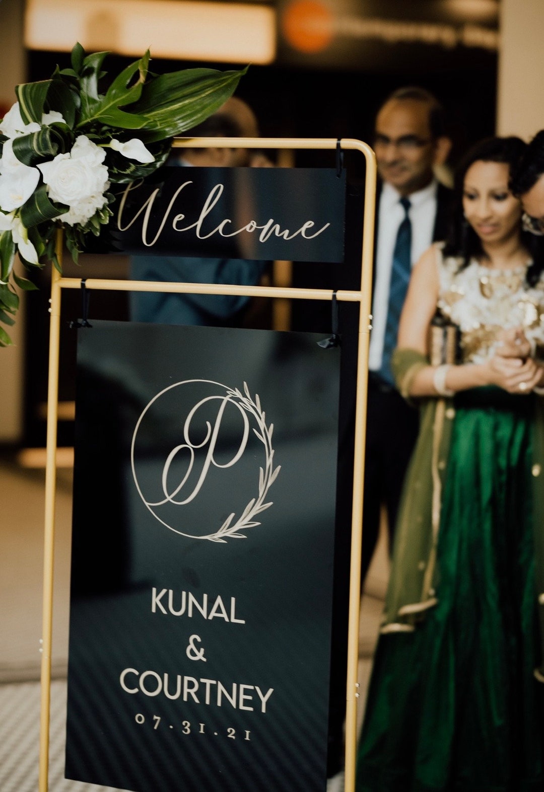 Custom Event Signage Modern Botanical Package - Etsy