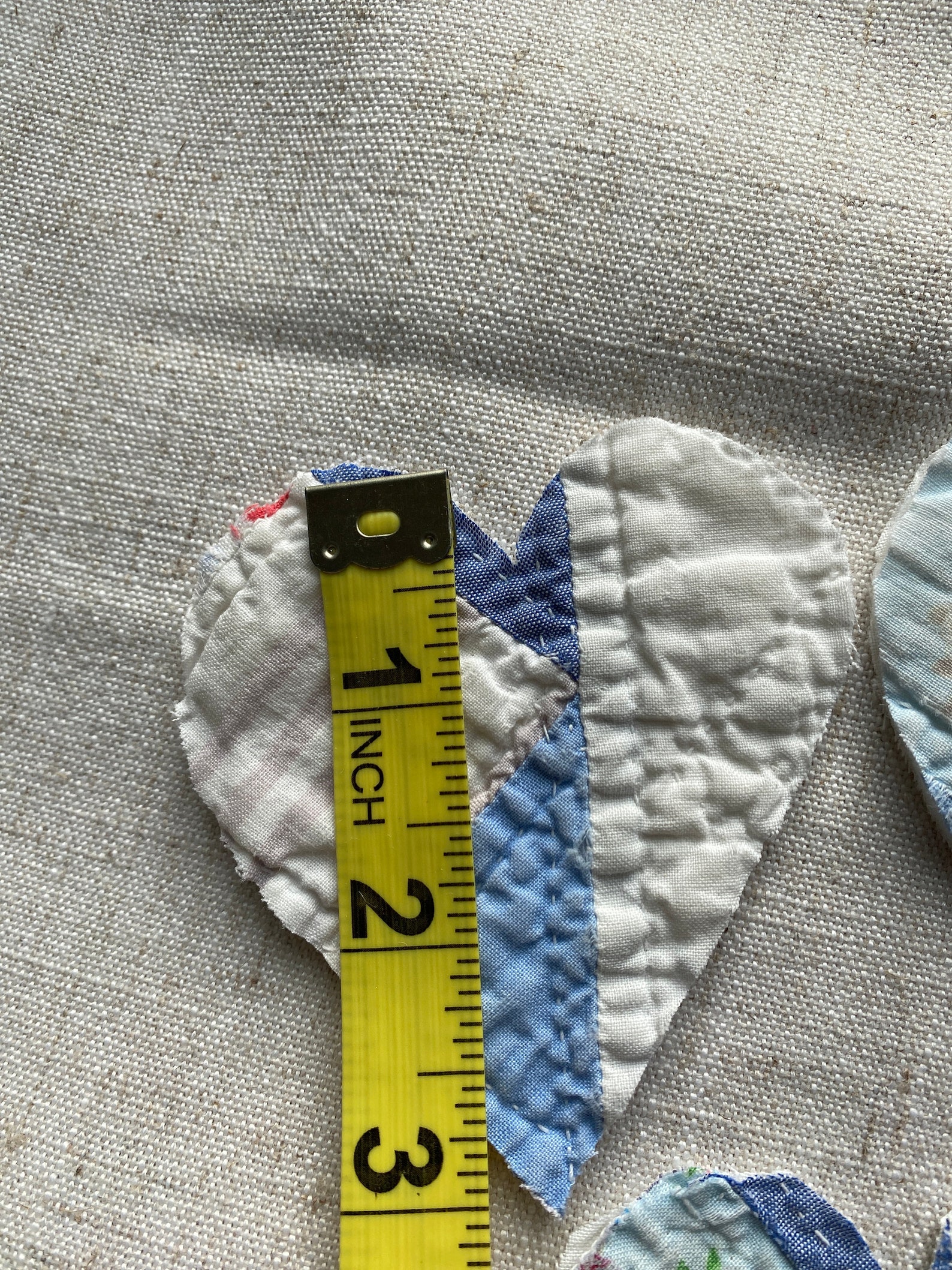 Set of 5 Vintage Cutter Quilt Heart Appliques - Etsy