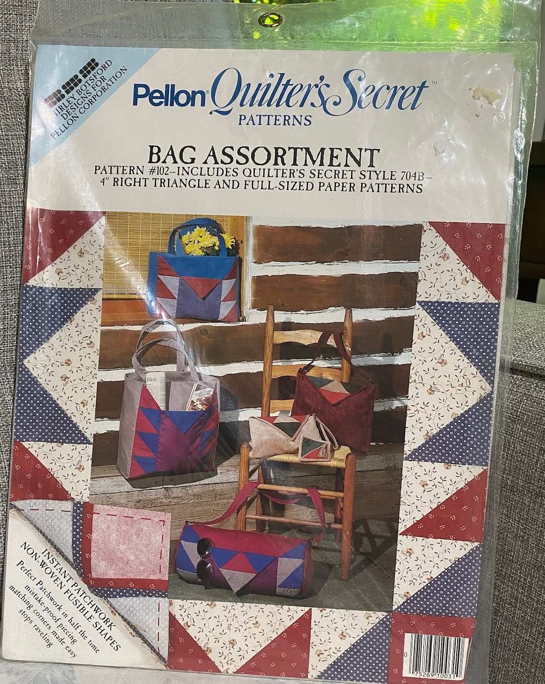 Pellon Quilter's Secret Patterns - # 102 Bag Assortment - Etsy