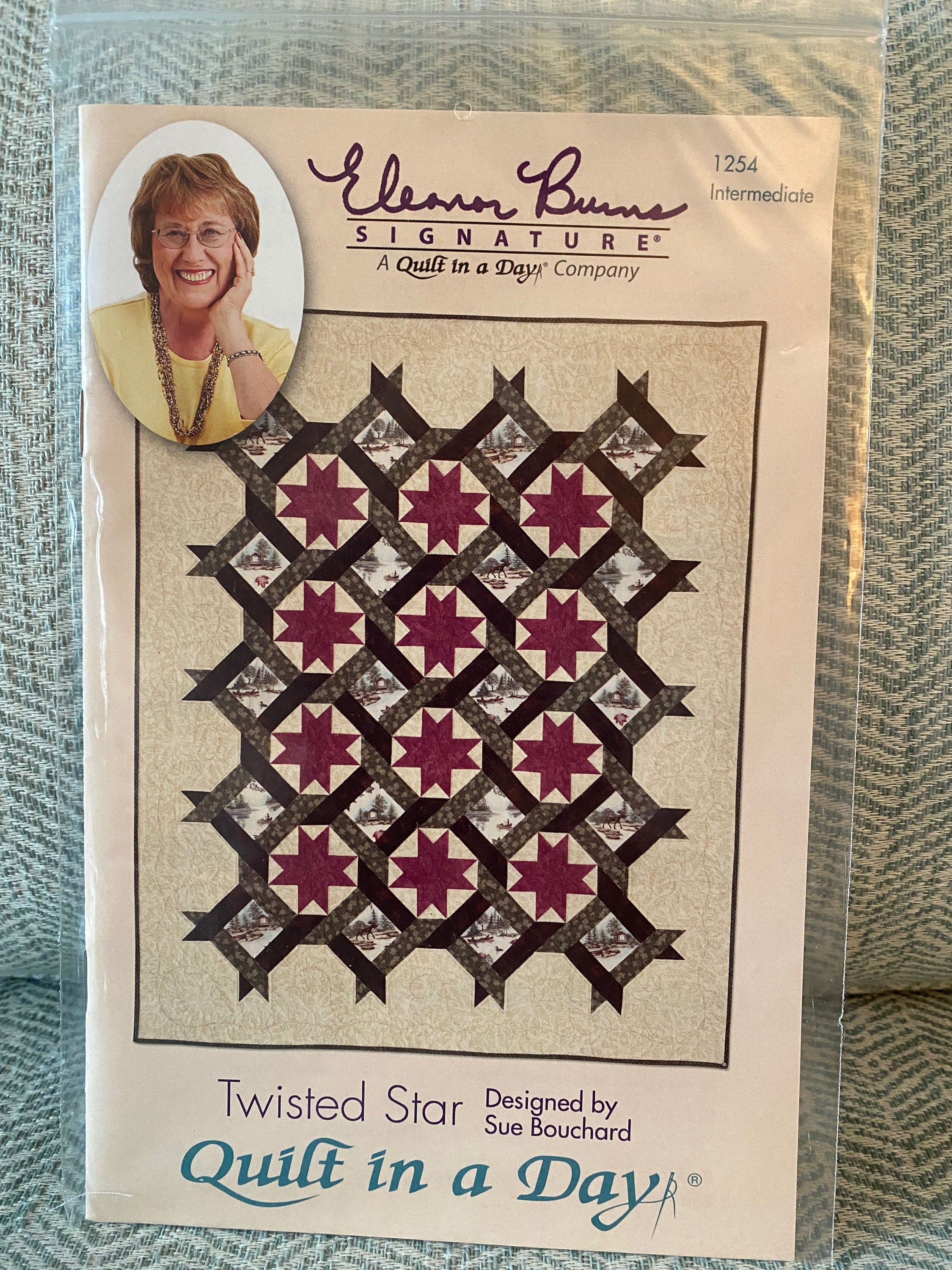 Eleanor Burns Signature Quilt In A Day Twisted Star Quilt Pattern ...