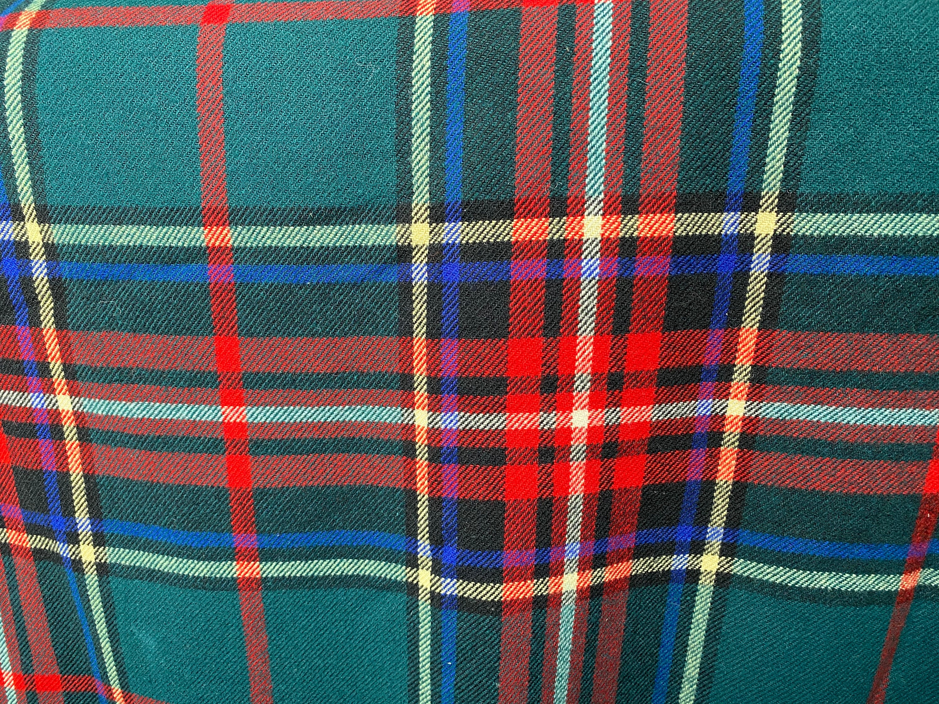 Swando Tartan Plaid Wool Blanket - Made in England - Shabby, Cottage ...