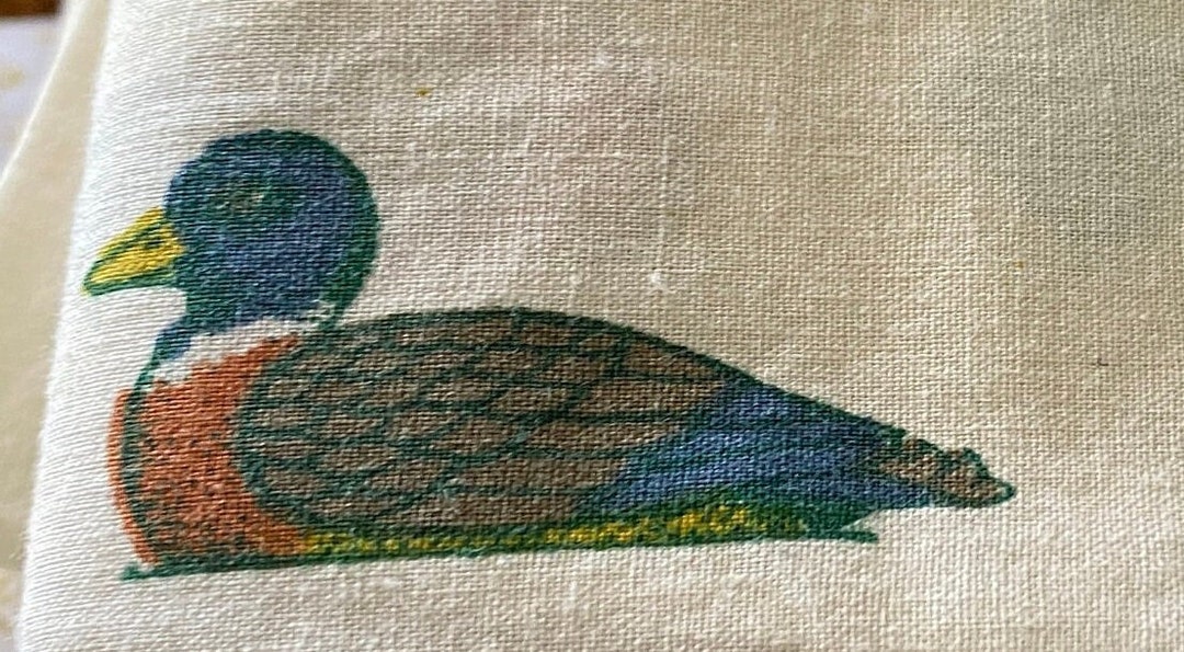 Vintage 1990's Cannon Ducks Flat Sheet - Full Size - Etsy