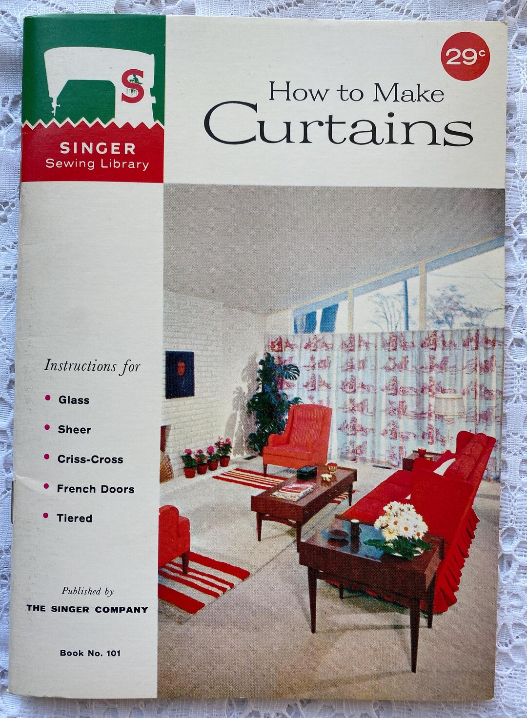 How to Make Curtains - Singer Sewing Library Book No. 101 - Digital ...