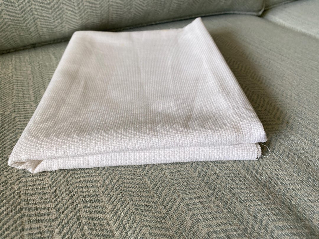 14 Count White Aida Cloth for Cross Stitch - 30" X 38" - Etsy