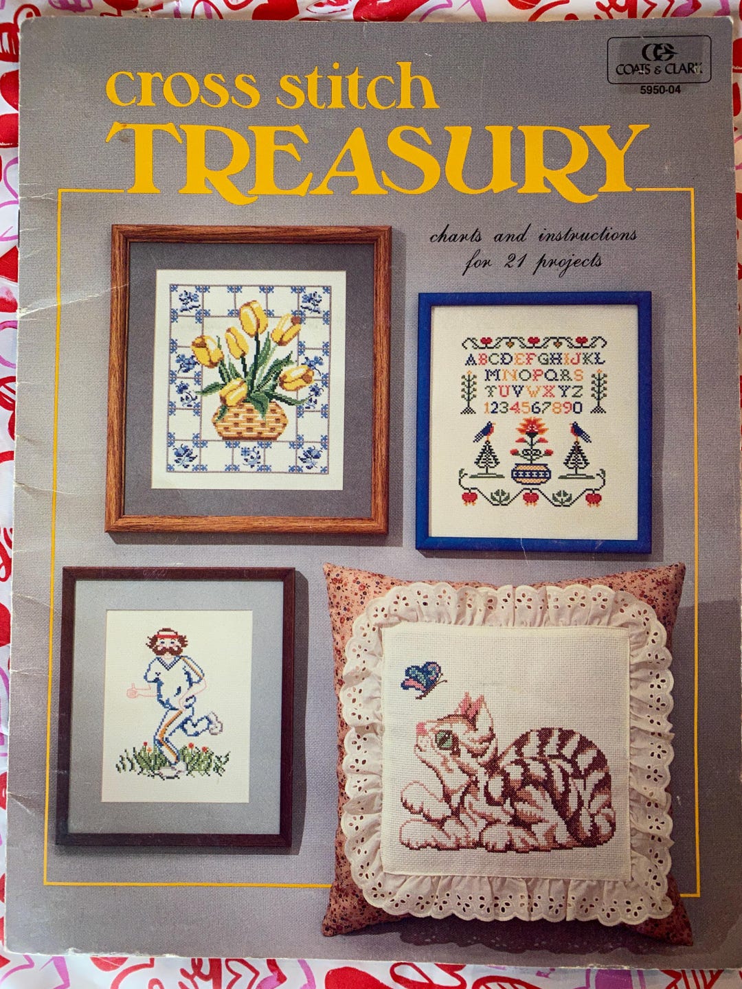 Cross Stitch Treasury Pattern Book, Charts & Instructions for 21 ...