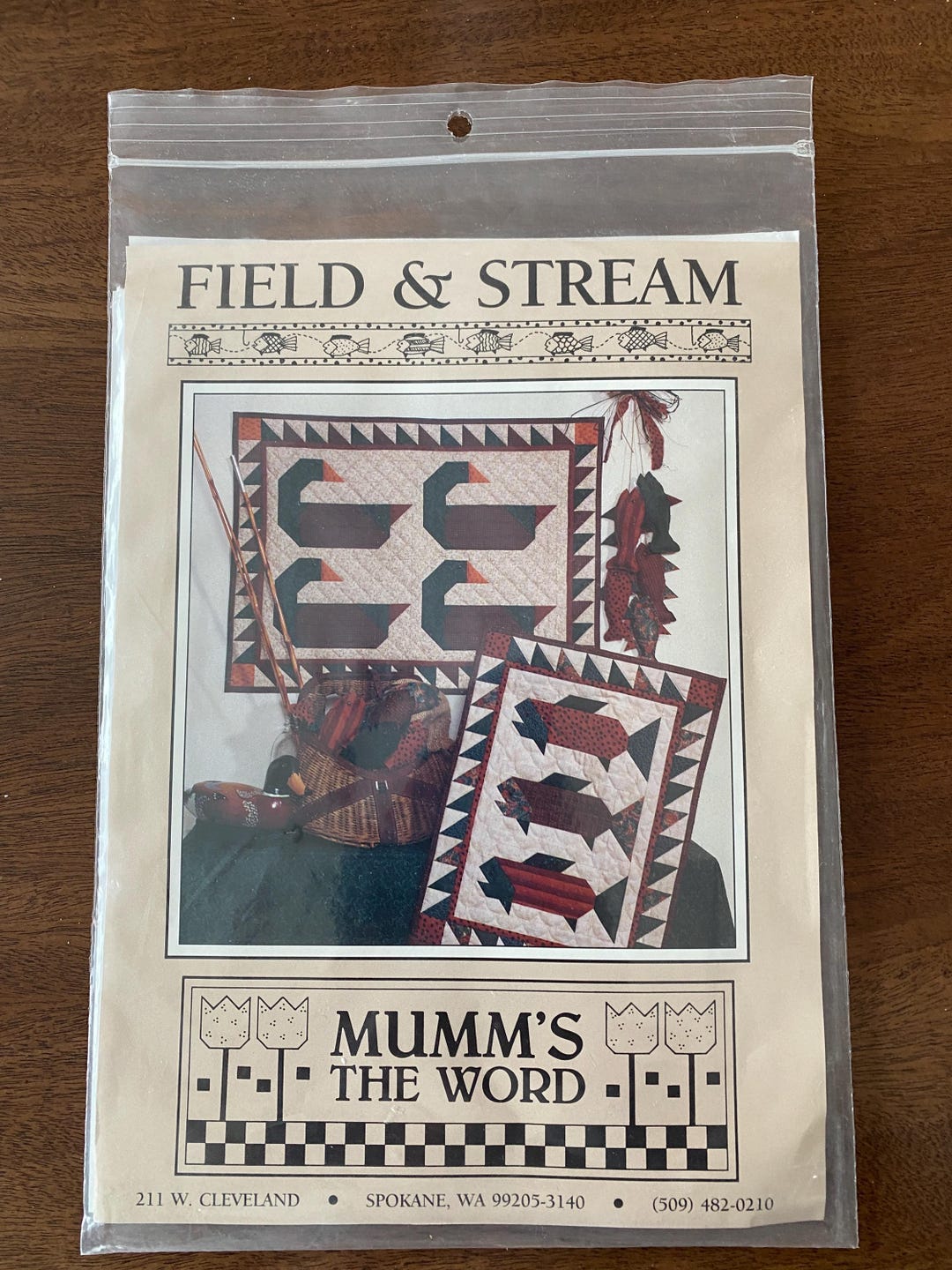 Vintage Field & Stream Mumm's the Word Quilt Pattern, Duck Quilt, Fish ...