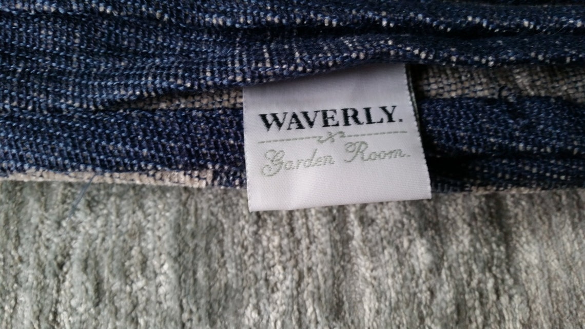 Waverly Garden Room Blue Floral Tablecloth - 60" X 50" - Etsy