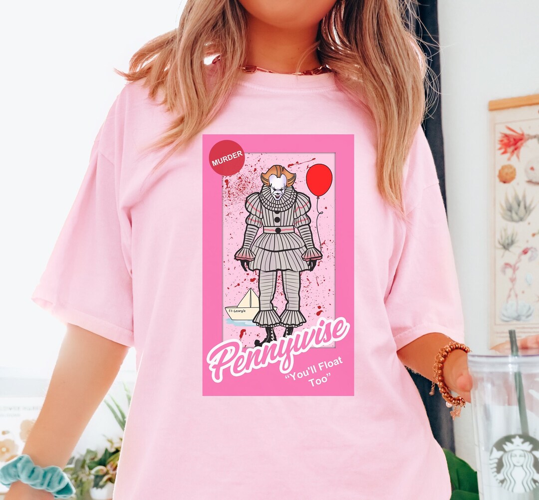 Pennywise Doll Tshirt, Horror Movie Doll Tshirt, Funny Halloween ...