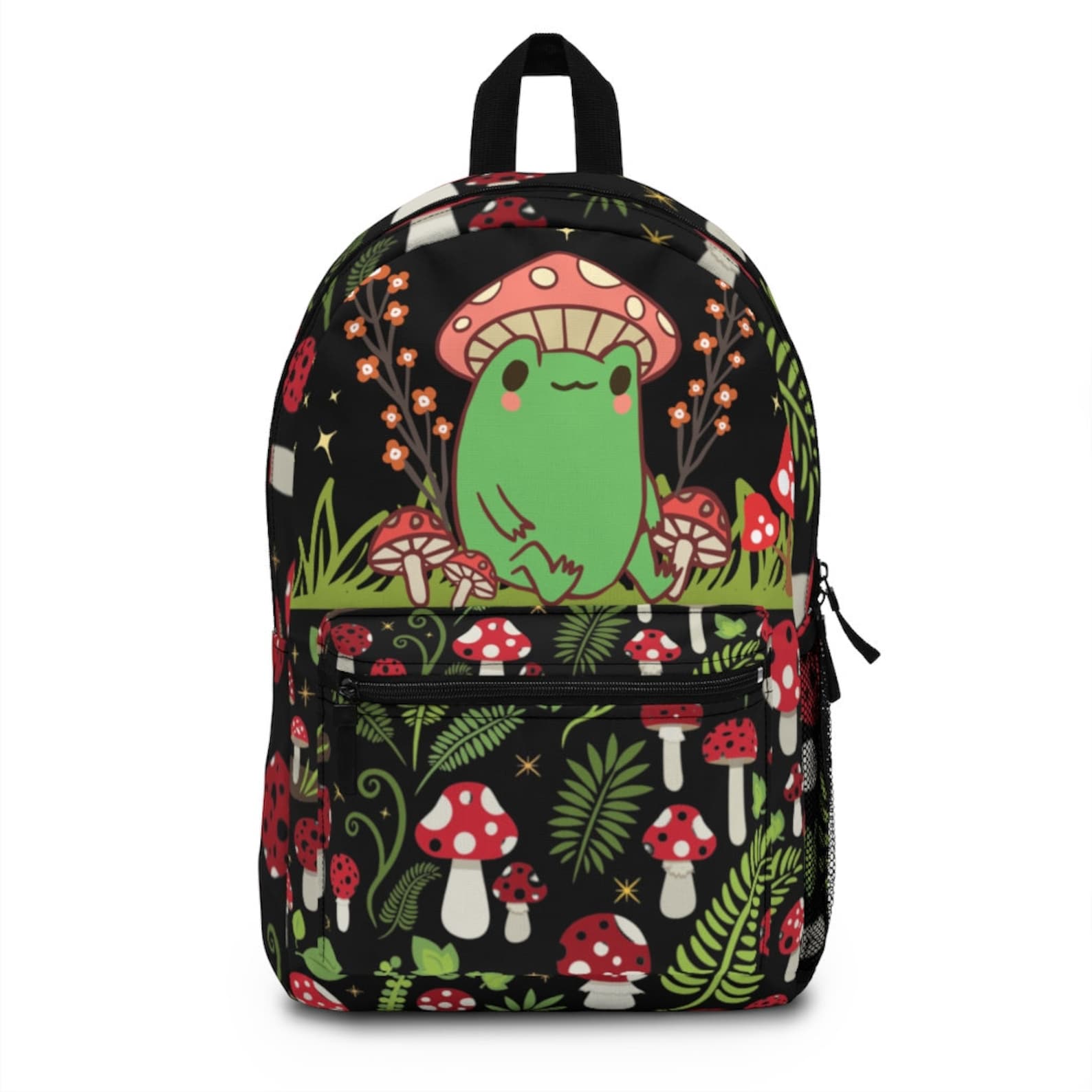 Cottagecore Backpack Frog Backpack Mushroom Frogkawaii - Etsy