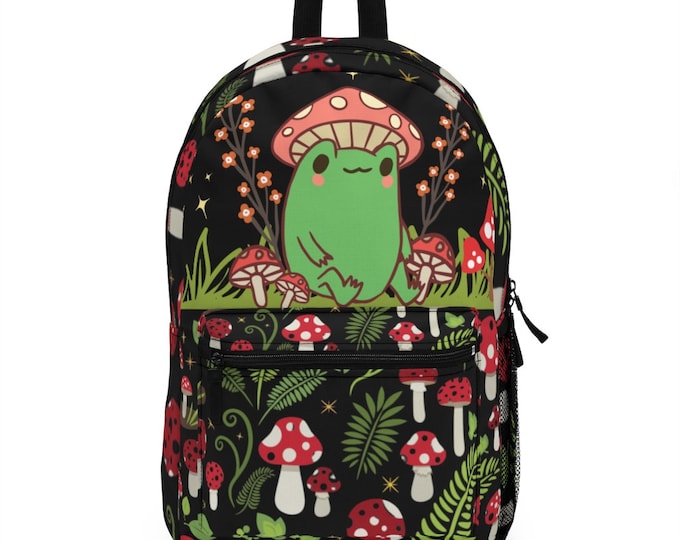 Mushroom Bag, Vegan Handmade Backpack, Hemp Bag, Mini Backpack ...